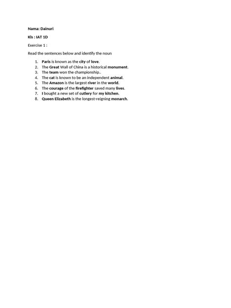 Exercise 1 Pdf