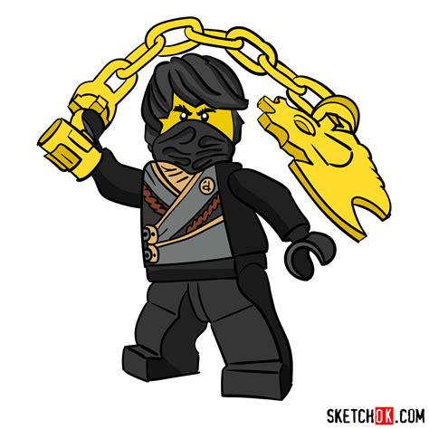 How To Draw Ninjago Zane A Step By Step Tutorial