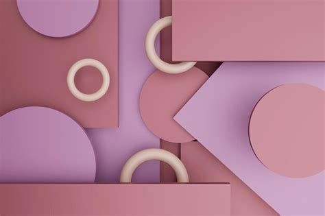 Premium Photo Abstract Background Geometric Shapes 3d Rendering