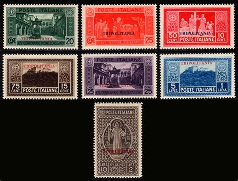 Italian Tripolitania 1929 Monte Cassino Sassone Nn Catawiki