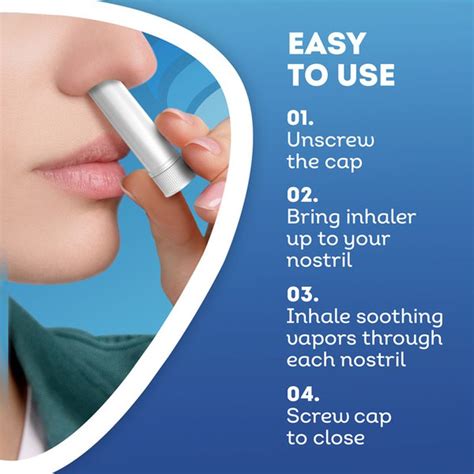 Vicks Vapoinhaler Portable Nasal Inhaler Non Medicated Soothing