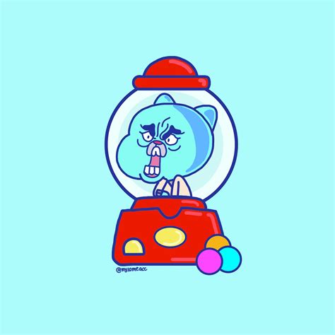 I Cant Sleep Heres A Dope Drawing Of Gumball Enjoy More On My
