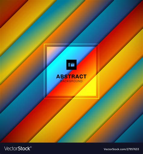 Abstract Striped Colorful Stripes Pattern Vector Image