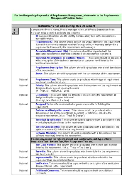 Eplc Requirements Traceability Matrix Pdf Specification Technical Standard Information
