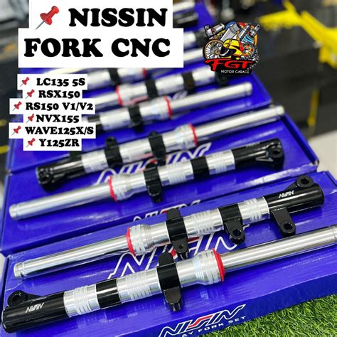 Nissin Cnc Lay Front Fork Set Rsx150lc135wave100srl115 Fiy15zr