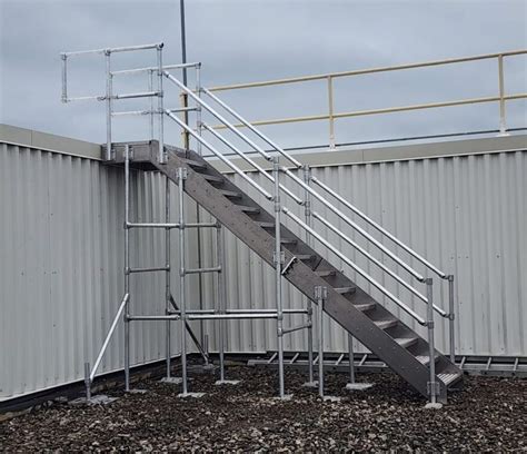 Modular Stairs Industrial Roof Access Stair Systems