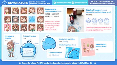 Devonazure Comifuro 16 Devonazure Merch Catalog