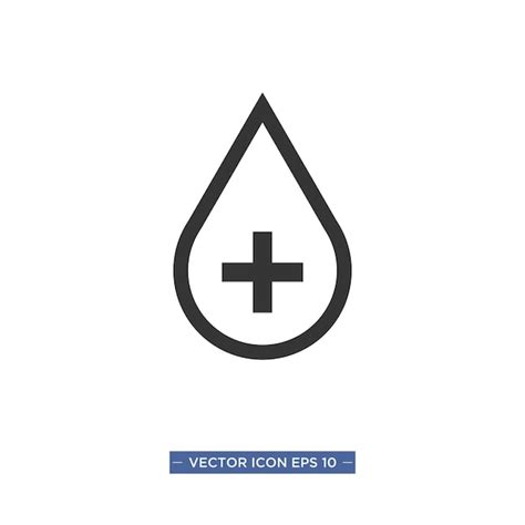 Premium Vector Blood Icon Vector Illustration Template