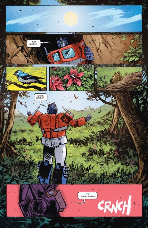 Transformers Volume 4 Issue 2 Skybound Comic Book Summary Optimus