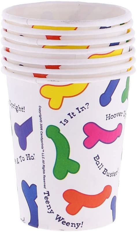 Vasos Fiesta 6 Pzas Sensations Sex Shop