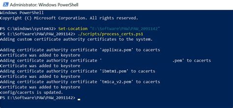 Configure Planning Analytics To Recognise Cognos Ssl Certificate