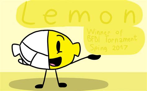 Bfdi Tournament Hall Of Fame Lemon Fan Cover By The Creative Sketchy