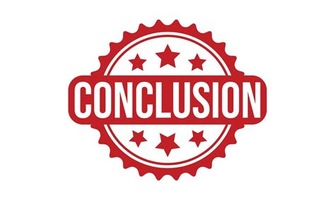 Conclusion Rubber Grunge Stamp Seal Vector Illustration 22172821 Vector Art At Vecteezy