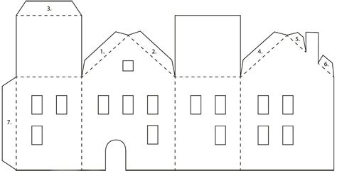 Схемы домика из картона можно скачать в интернете и распечатать на принтере Шаблоны бумаги