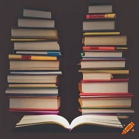 Stacks Of Math Textbooks With Formulas And A Pencil