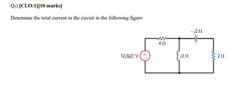 Solved Determine The Total Current In The Circuit In The Chegg Com