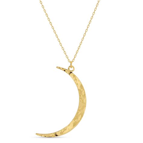 Hammered 18k Gold Plated Or Rhodium Jewelry Celestial Pendants