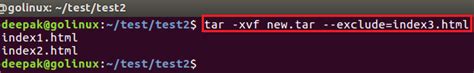 15 Tar Command Examples In Linux Cheat Sheet GoLinuxCloud