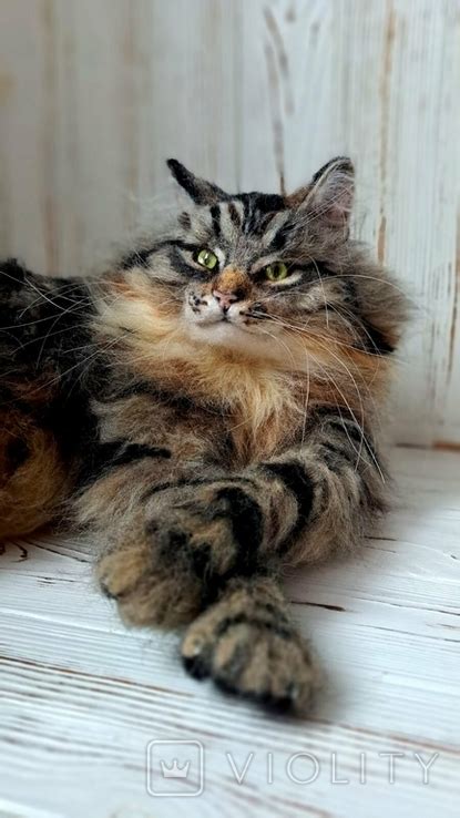 Скульптура кота ручної роботи «violity