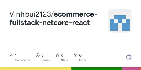 Github Vinhbui2123ecommerce Fullstack Netcore React