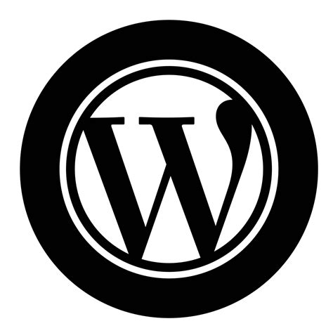 Circle Wordpress Icon Free Download On Iconfinder