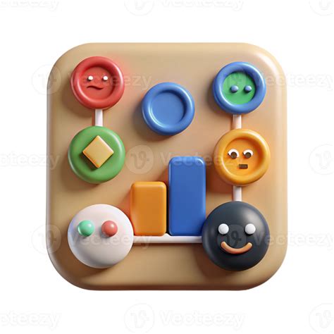 Elegant Classic Emotional Intelligence Chart With Icons Cutout Genuine