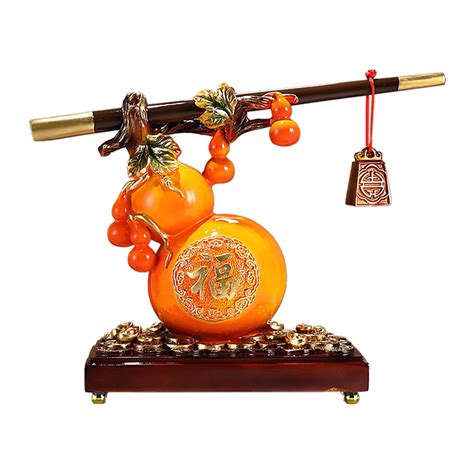 Cuticate Gourd Sculpture Tabletop Ornament Decorative Handicrafts Gourd
