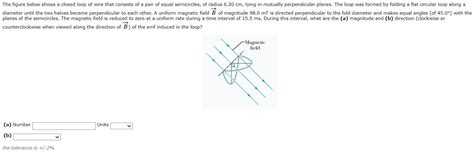 solved the figure below shows a closed loop of wire that