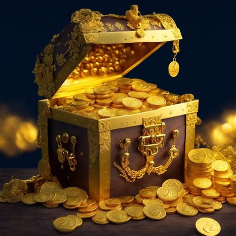 Premium Ai Image A Lot Of Stacking Gold Coins In Treasure Stack And
