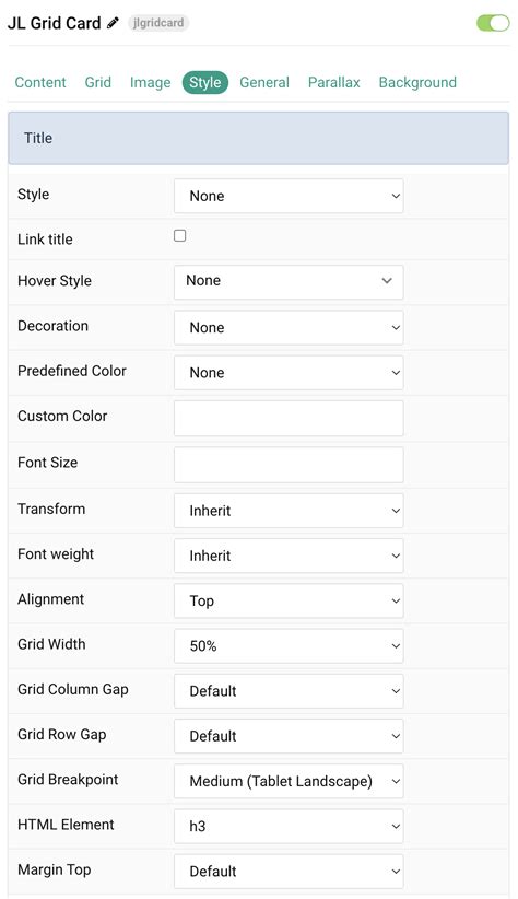 Grid Particle Documentation JoomLead