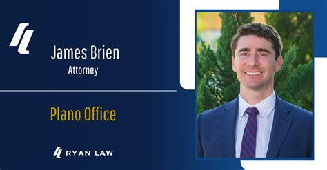 Ryan Law Welcomes James Brien Attorney Ryan Law