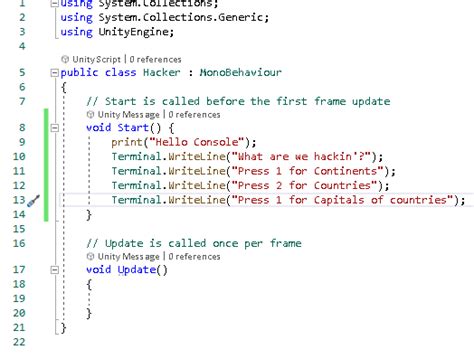 Unityscript 0 References Meaning Ask Gamedevtv
