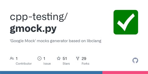 Github Cpp Testing Gmock Py Google Mock Mocks Generator Based On