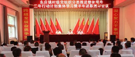 【今日东庄】东庄镇召开村级党组织分类推进整体提升三年行动计划集体学习暨半年述职测评会议同志镇党委进行