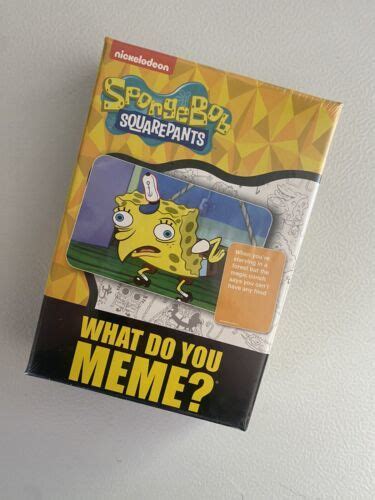 Spongebob Squarepants What Do You Meme Expansion Pack Brand New Sealed 4739386173