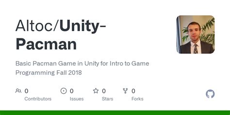 Github Altoc Unity Pacman Basic Pacman Game In Unity For Intro To Game Programming Fall