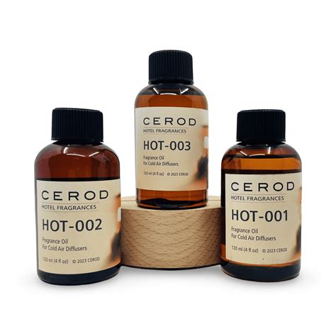 Cerod Hotel Scents Oil Set 3 Diffuser Oil For Cold Air Waterless Diffusers Luxury Hotel