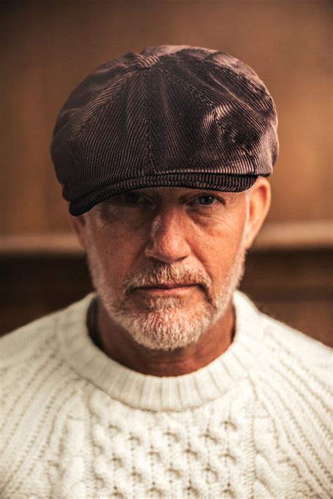 Umber Cord Baker Boy Hat Mens Flat Caps Andsons