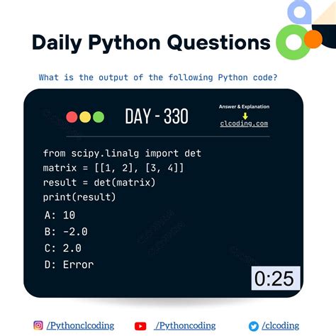 Python Coding On Linkedin Python Coding Challenge Day 330 What Is The Output Of The Following
