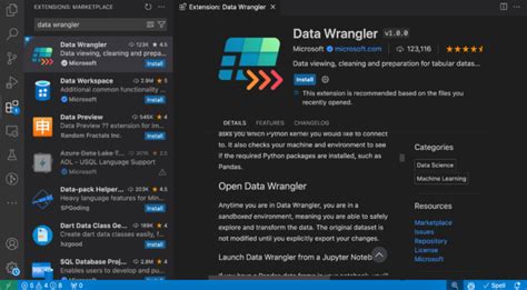 announcing data wrangler code centric viewing and cleaning of tabular