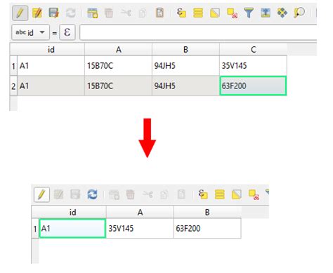 QGIS Copying A Value From One Row To Another One In The Attribute Table Geographic