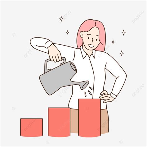 비즈니스 성공 및 개발 개념 재원 투자 돈 Png 일러스트 및 벡터 에 대한 무료 다운로드 Pngtree