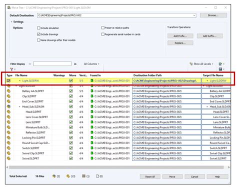 How To Use Pdm Move Tree Mlc Cad Systems