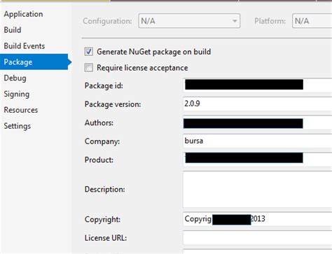 VS Generate Package On Build Ignores Package Version Field Issue Dotnet