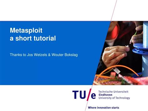 Ppt Metasploit Tutorial Learn Cybersecurity Basics Powerpoint