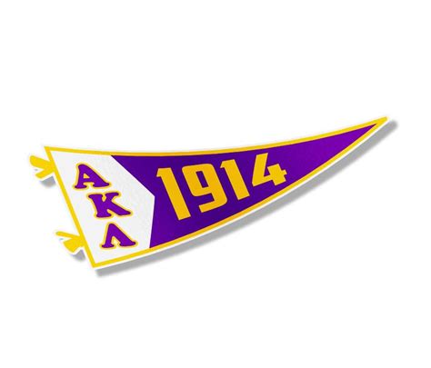 Alpha Kappa Lambda Pennant Sticker Greek Gear