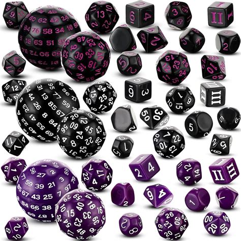 Libima 3 Set Complete D3 D100 Polyhedral Dice Set 100 Sided
