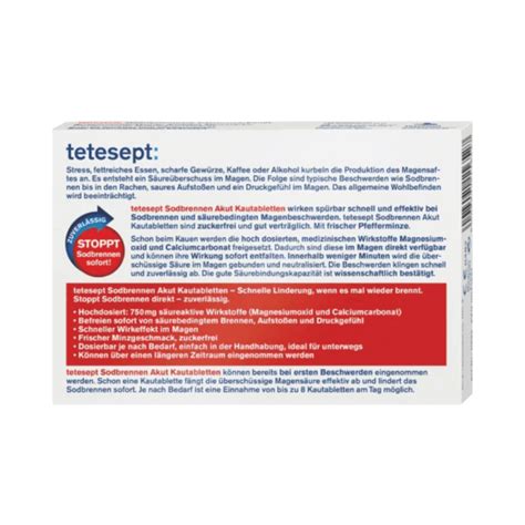 Sodbrennen Akut Kautabletten Tetesept Tetesept Sodbrennen Akut