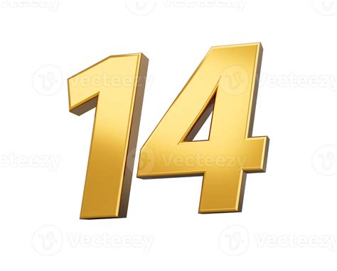 Numero Quattordici Clipart