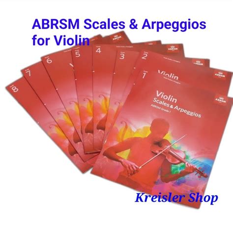 Jual Buku Scales Arpeggios For Violin Buku Tangga Nada Biola Abrsm Gr